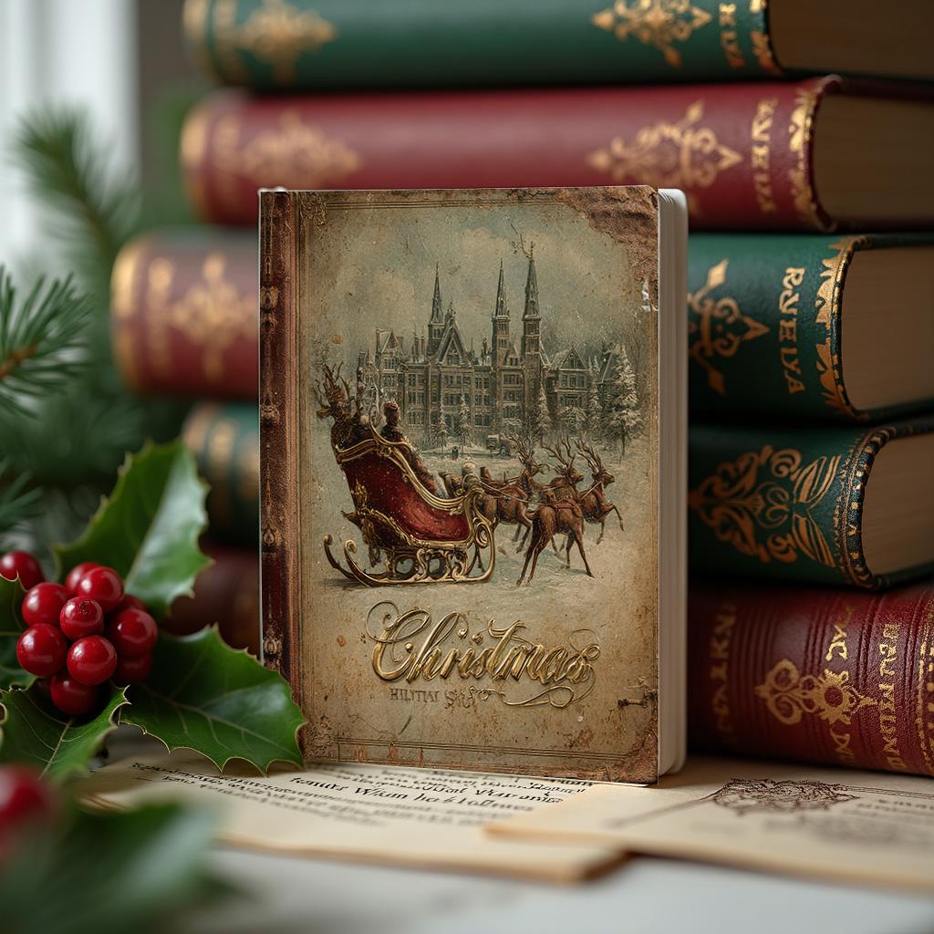 A Tiny Christmas Story | Printable Mini Books With Vintage Holiday ...
