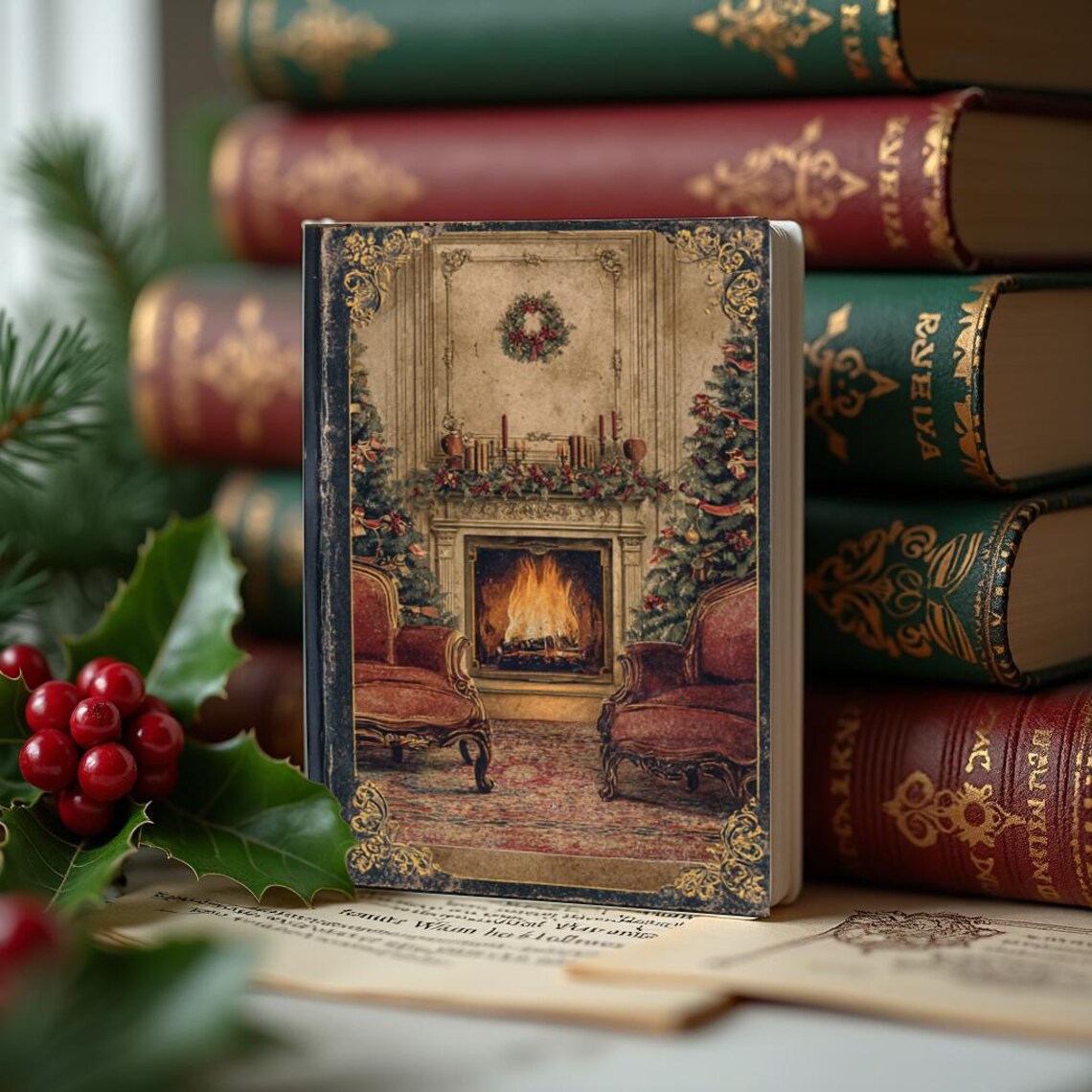 A Tiny Christmas Story | Printable Mini Books With Vintage Holiday ...