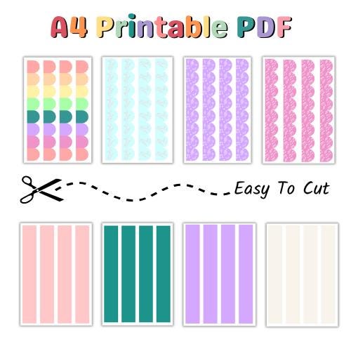 Pastel Music Bulletin Board Borders: Classroom Decor (digital Download ...