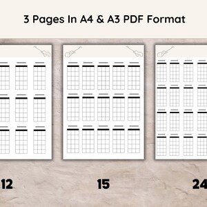 Blank Ukulele Chord Sheet: Chord Progression for Students and ...