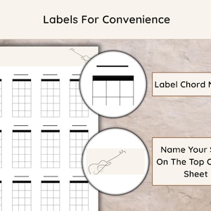 Blank Ukulele Chord Sheet: Chord Progression for Students and ...