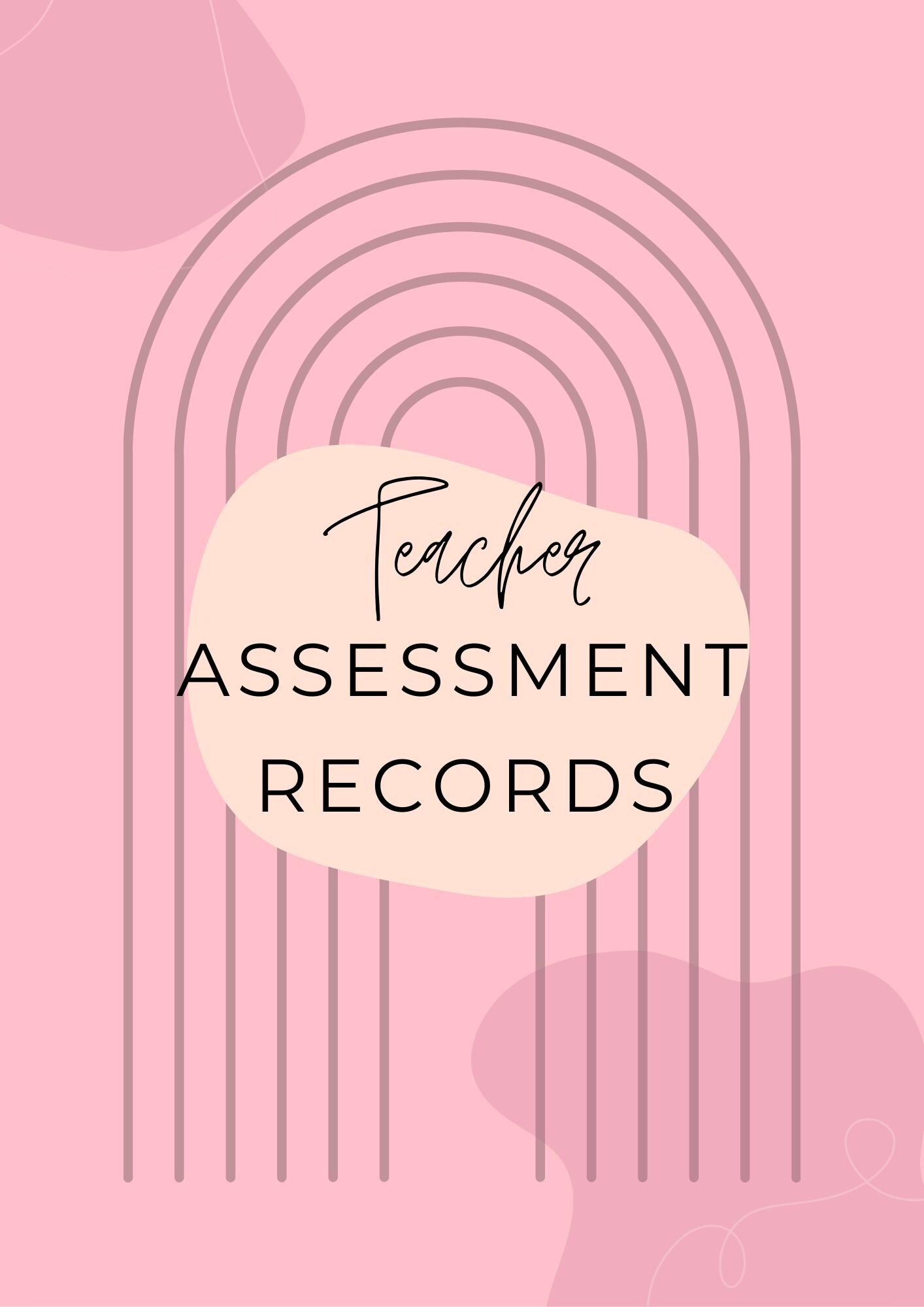 Printable Teacher Assessment Log Book: Editable Classroom Organizer ...