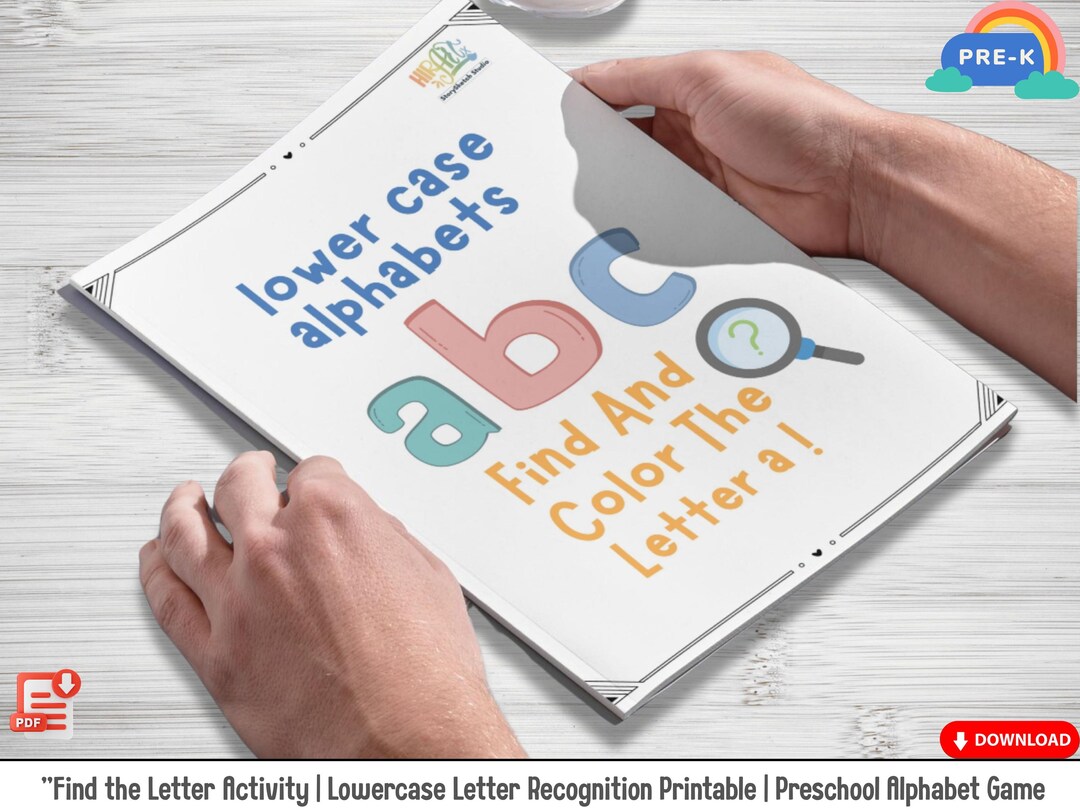 Find the Letter Activity | Lowercase Letter Recognition Printable ...