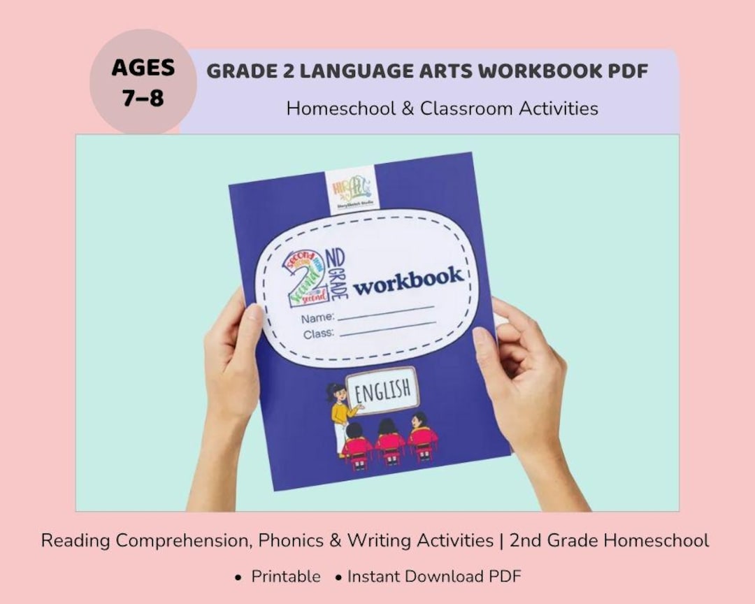 Grade 2 Language Arts Workbook PDF | Reading Comprehension, Phonics ...