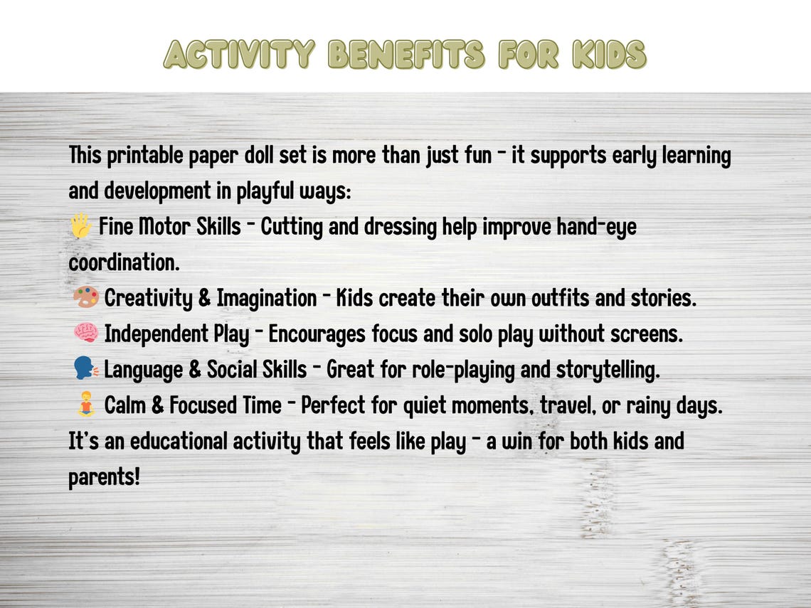 Paper Doll Closet Printable | DIY Paper Doll Wardrobe | Quiet Book ...