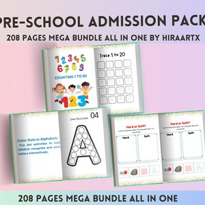Mega Preschool Learning Binder PDF | ABC & 123 Tracing, Shapes ...