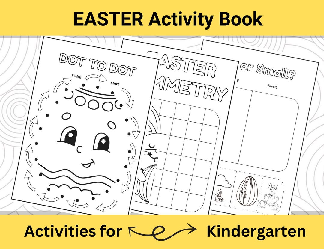 Kids Easter Activities! PRINTABLE Kids Easter Activity Book, Easter ...