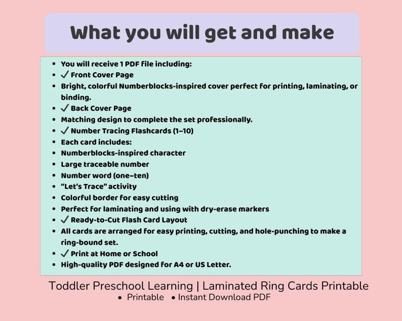 Number Tracing Cards 1-10 | Numberblocks Inspired Flashcards | Toddler ...