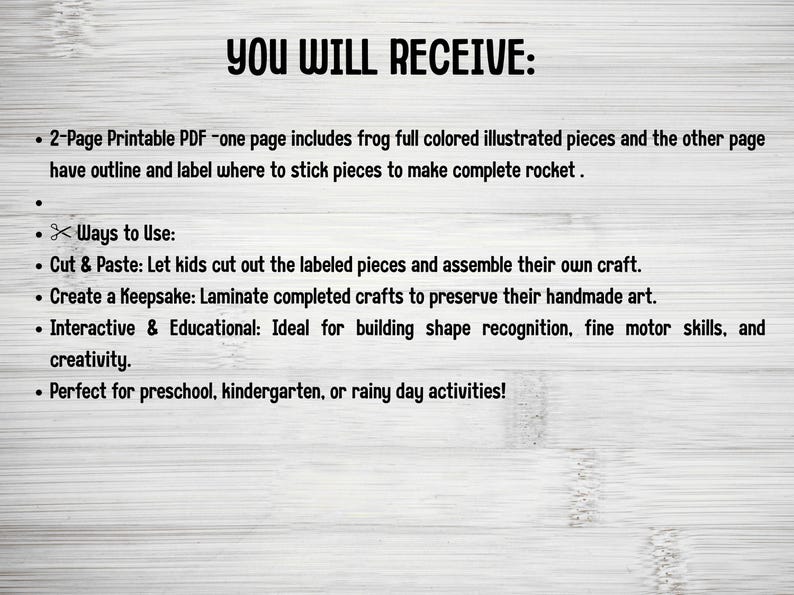 Cut & Glue Activity, Build a Frog Printable for Kids, Preschool ...