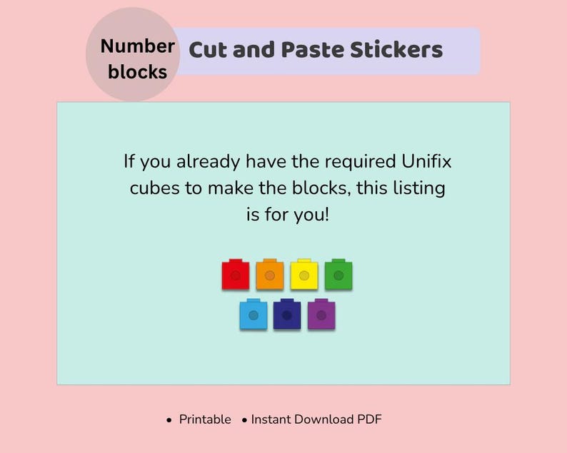 Numberblocks 21-40 Body Stickers | A4 Sticker Printable | Instant ...