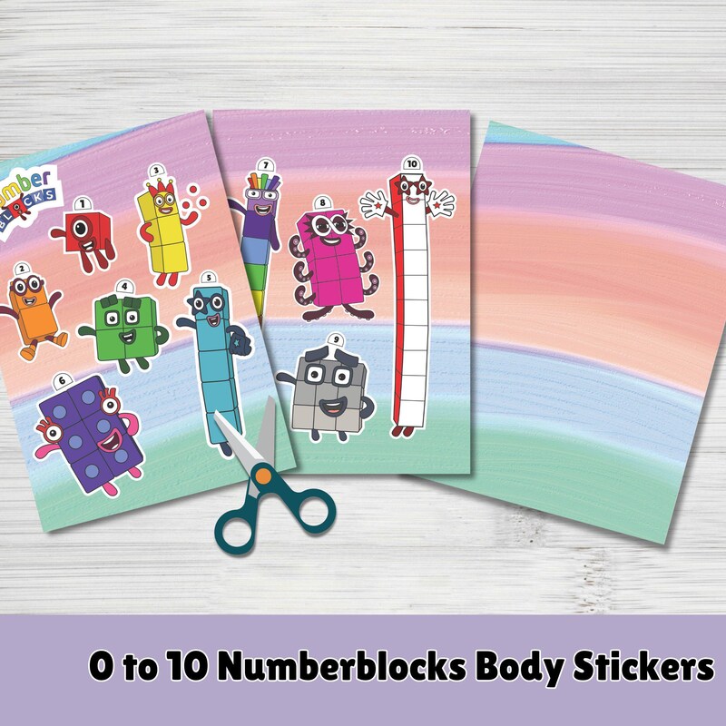 Numberblocks Png - Etsy