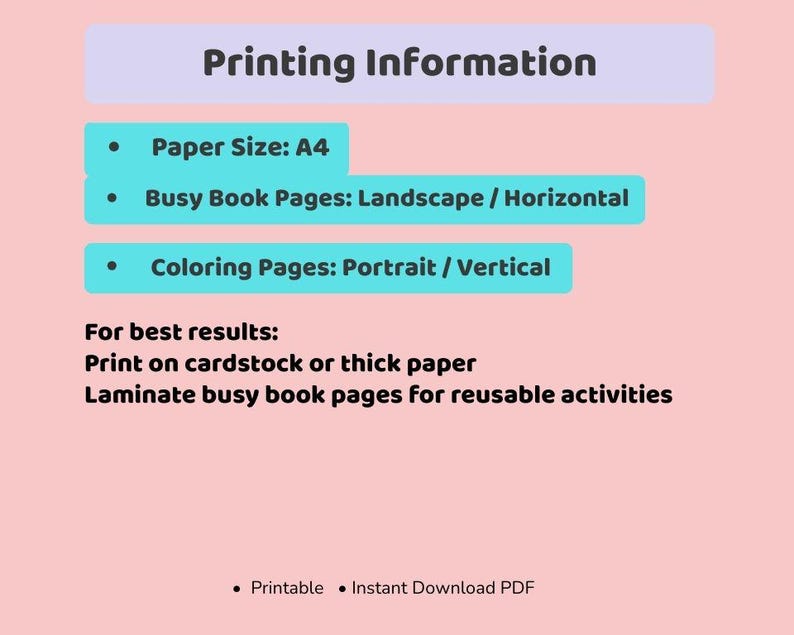 Colour Blocks Busy Book & Colouring Bundle | 70 Pages Preschool ...