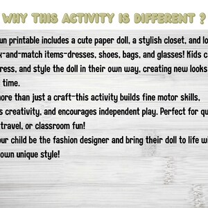 Paper Doll Closet Printable: DIY Dress-up Activity (digital Download ...
