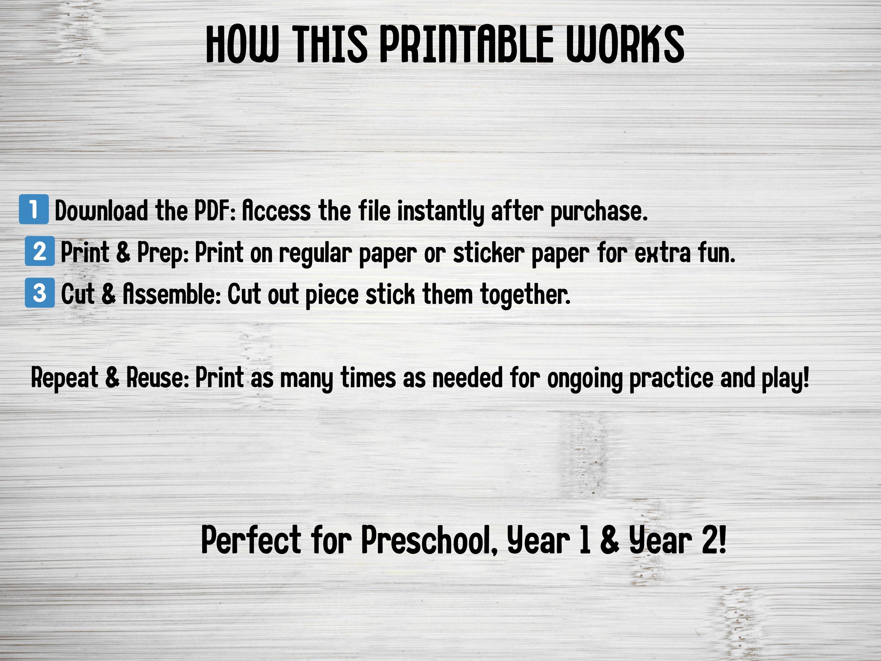 Build a Dinosaur Cut AND PASTE Activity for Kids. Craft Template, Build ...