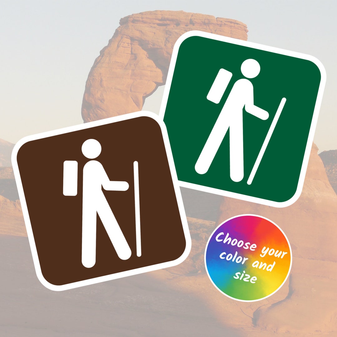 Hiking National Park Vinyl Decal - Adventure Life, Camper Gift, Hiking ...
