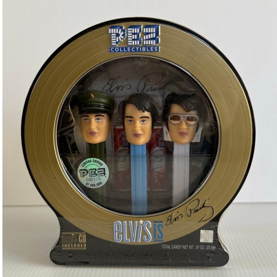 Elvis Presley Limited Edition PEZ Dispenser 3-pack Collectible Set With ...