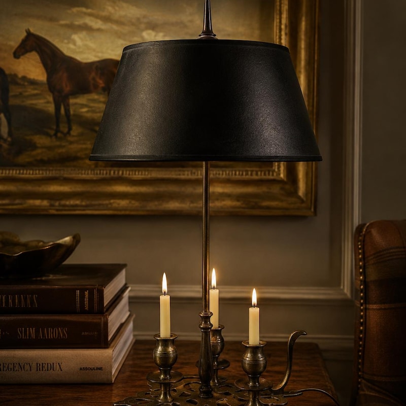 Antique Italian Tole Lamp - Etsy
