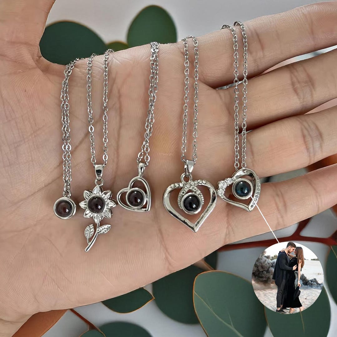Personalized Projection Necklace, Projection Pendant, Projection ...