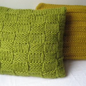 Knitting Pattern - Super Chunky Cushion Covers - Etsy