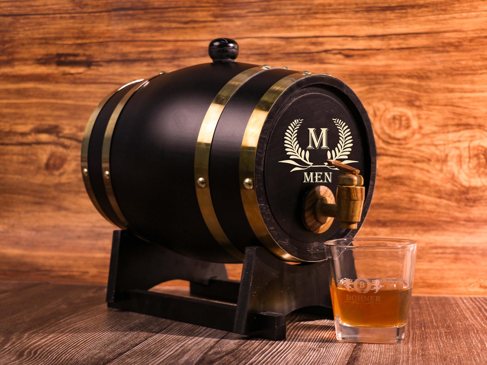Personalized Engraved Whiskey Barrel Mini Wood Whiskey Barrel - Wedding ...