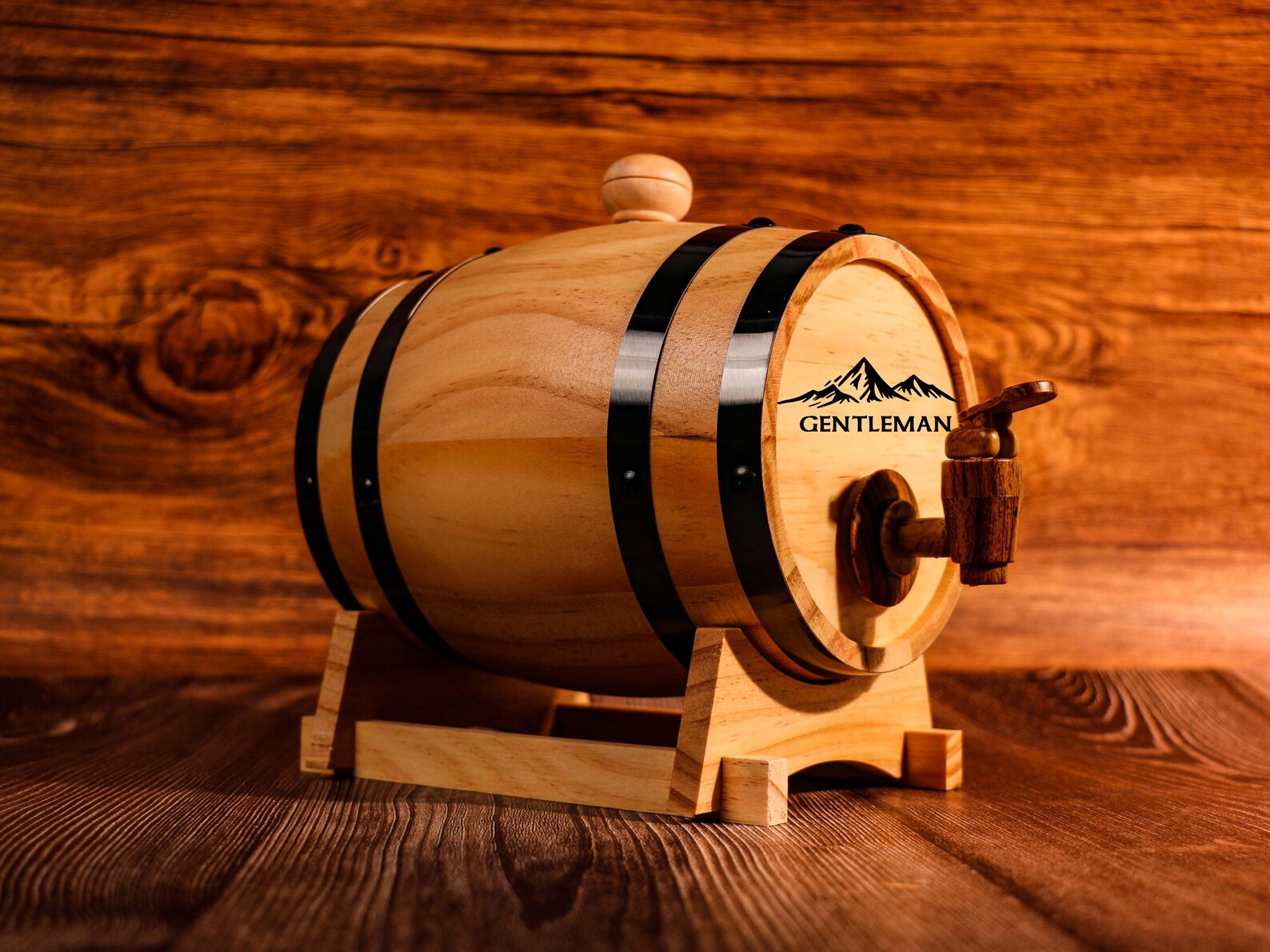 Personalized Engraved Whiskey Barrel Mini Wood Whiskey Barrel - Wedding ...