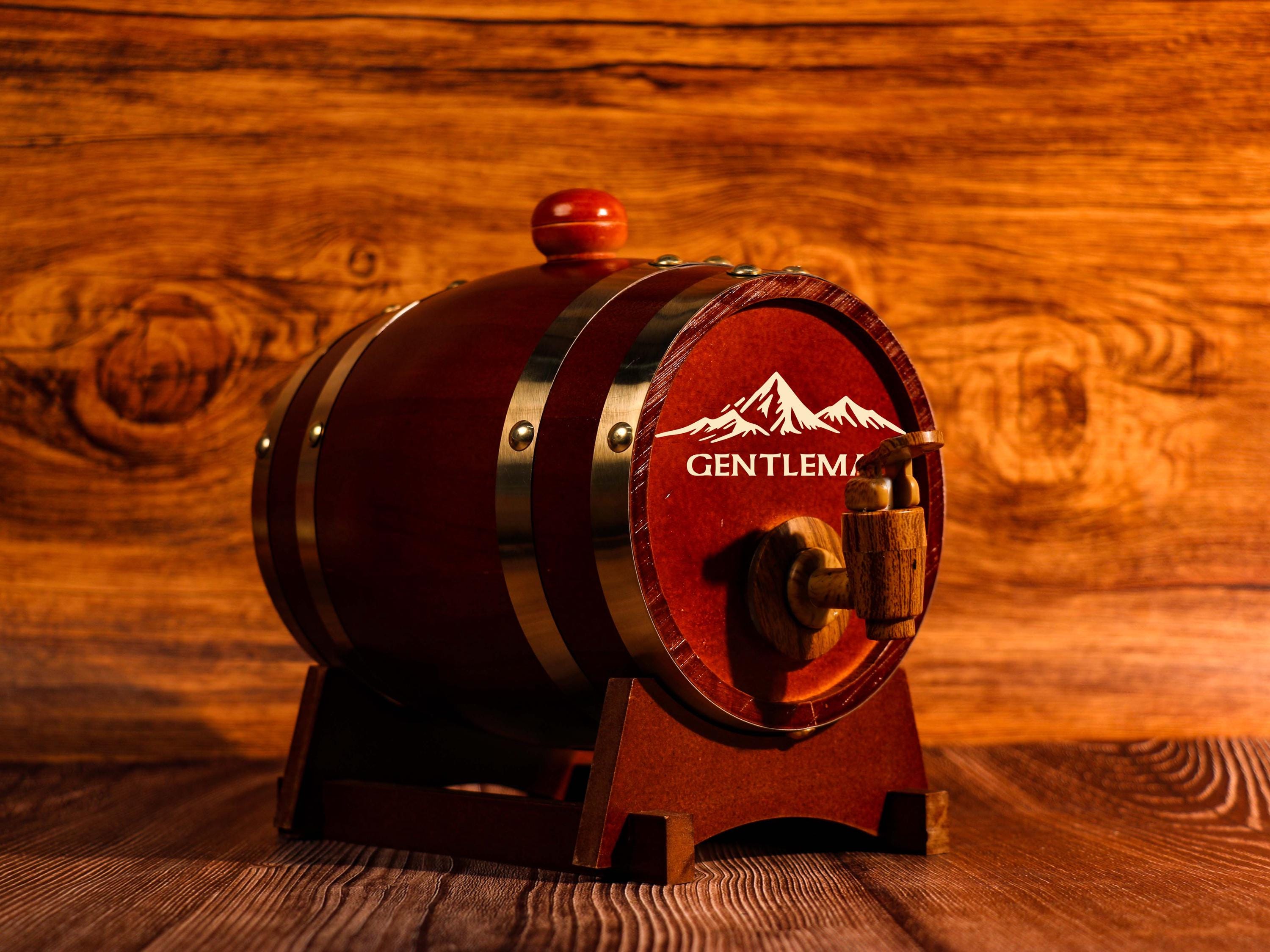 Personalized Engraved Whiskey Barrel Mini Wood Whiskey Barrel - Wedding ...