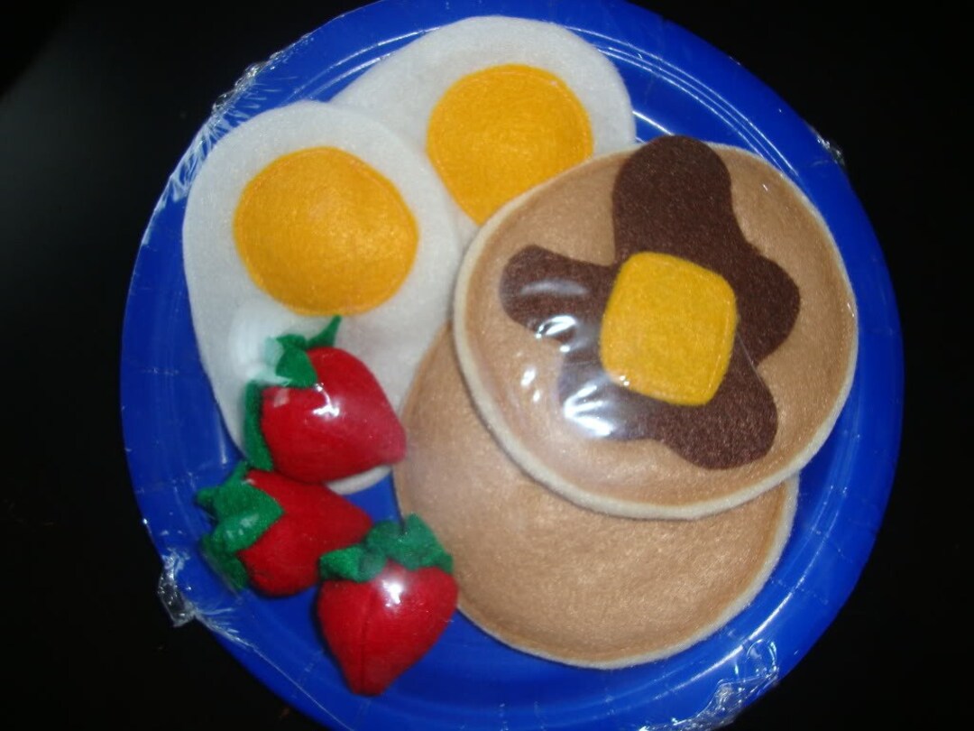 Felt Play Food Set 47 Piece - Etsy