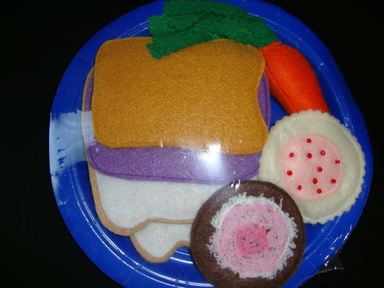 Felt Play Food Set 47 Piece - Etsy