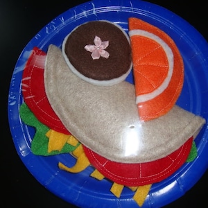 Felt Play Food Set 47 Piece - Etsy