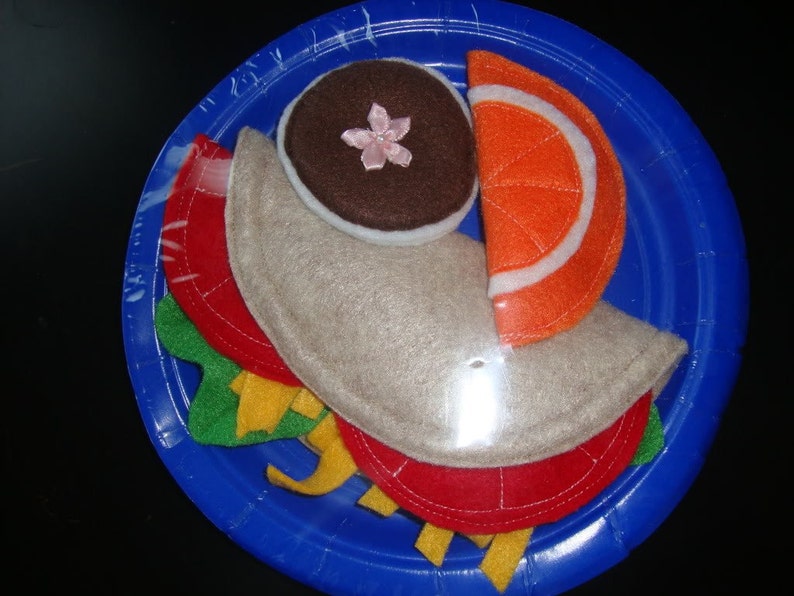 Felt Play Food Set 47 Piece - Etsy