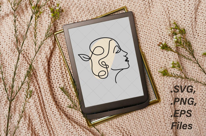 Women Line Art SVG Bundle: Minimalist Female Designs (digital Download ...