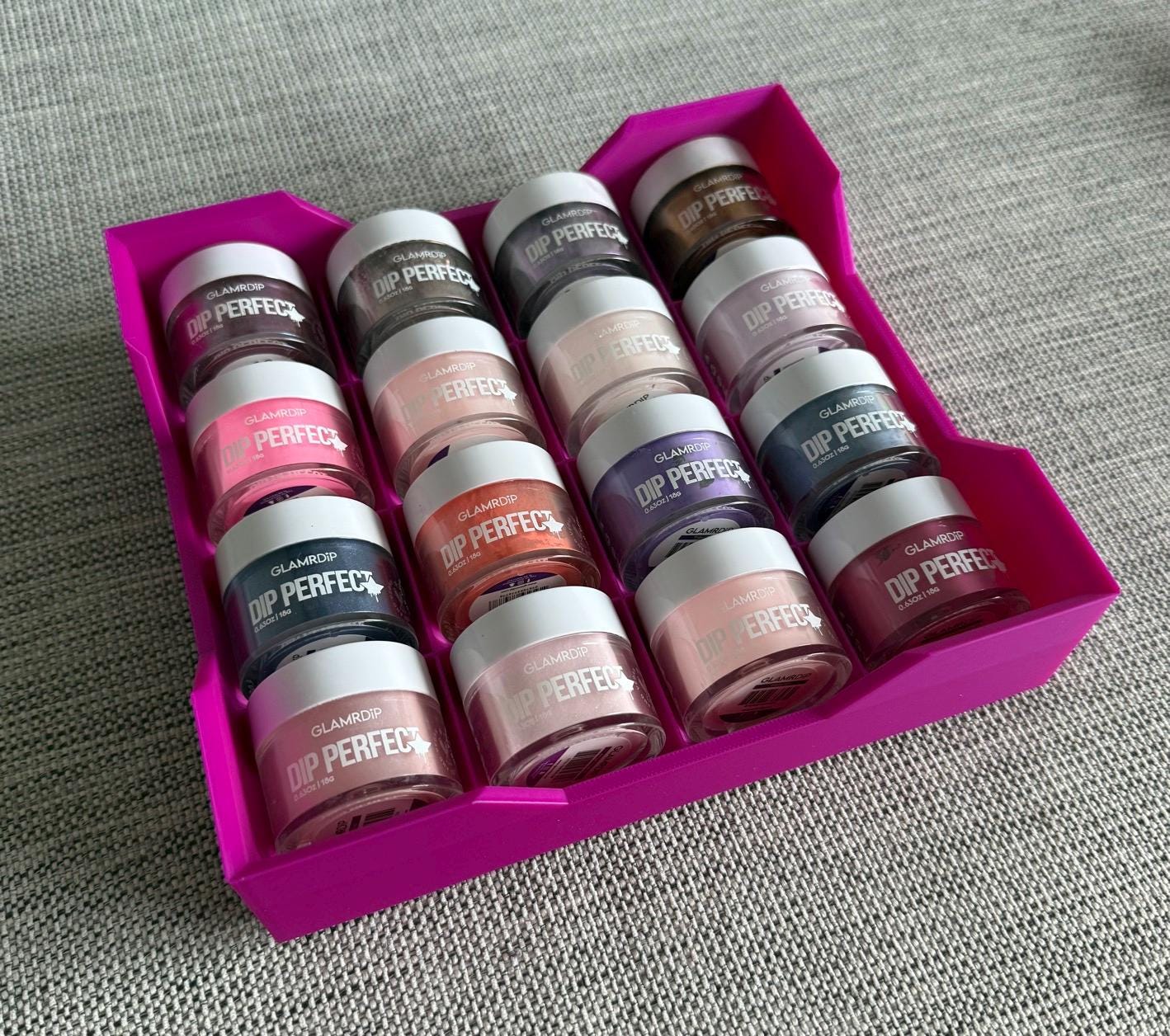 Dip Powder Stackable Storage Tray (5x5 and 4x4) Digital Product - Etsy