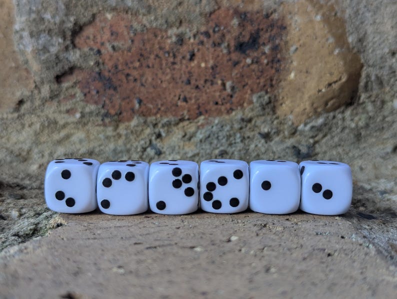 Anti-ocd Dice – Quirky Mismatched Dice With Dots All Over the Place ...