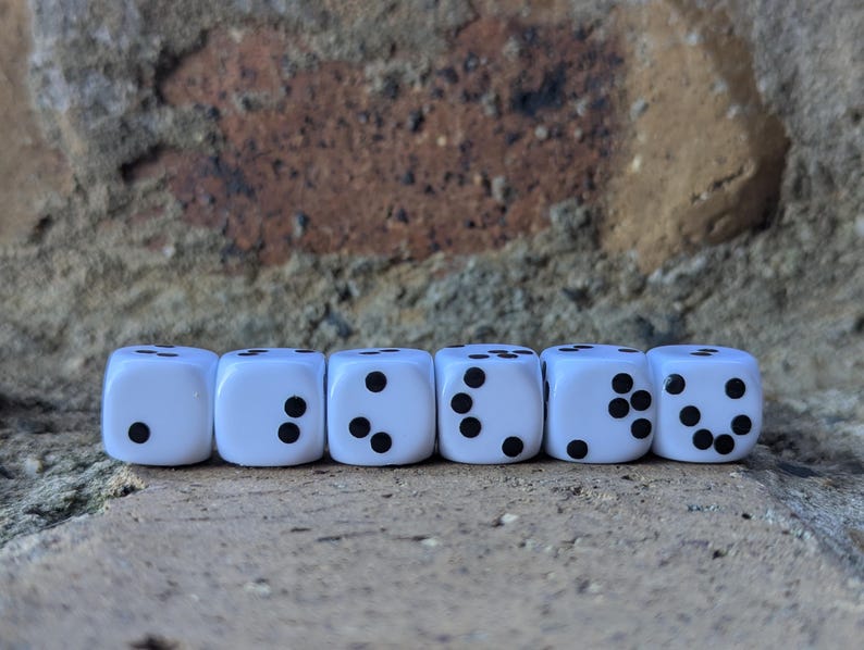 Anti-ocd Dice – Quirky Mismatched Dice With Dots All Over the Place ...
