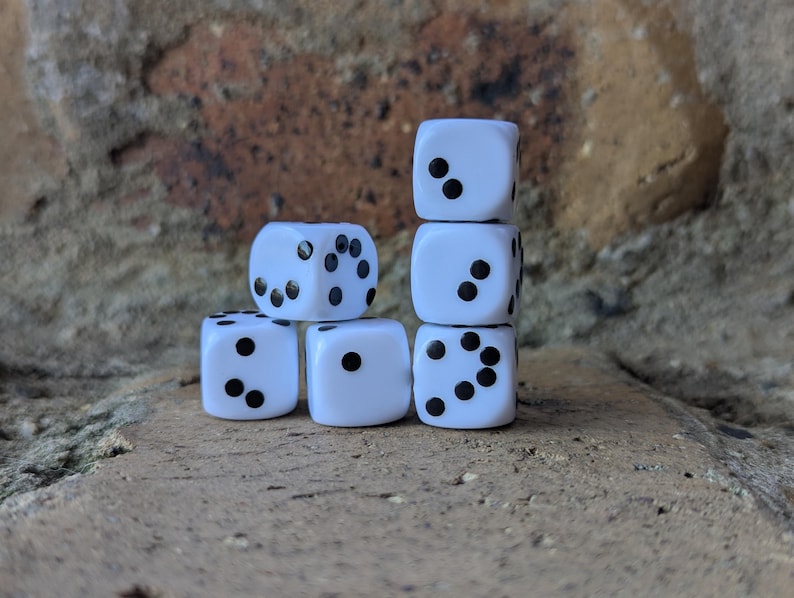 Anti-ocd Dice – Quirky Mismatched Dice With Dots All Over the Place ...