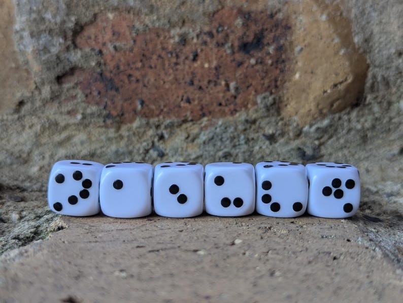 Anti-ocd Dice – Quirky Mismatched Dice With Dots All Over the Place ...