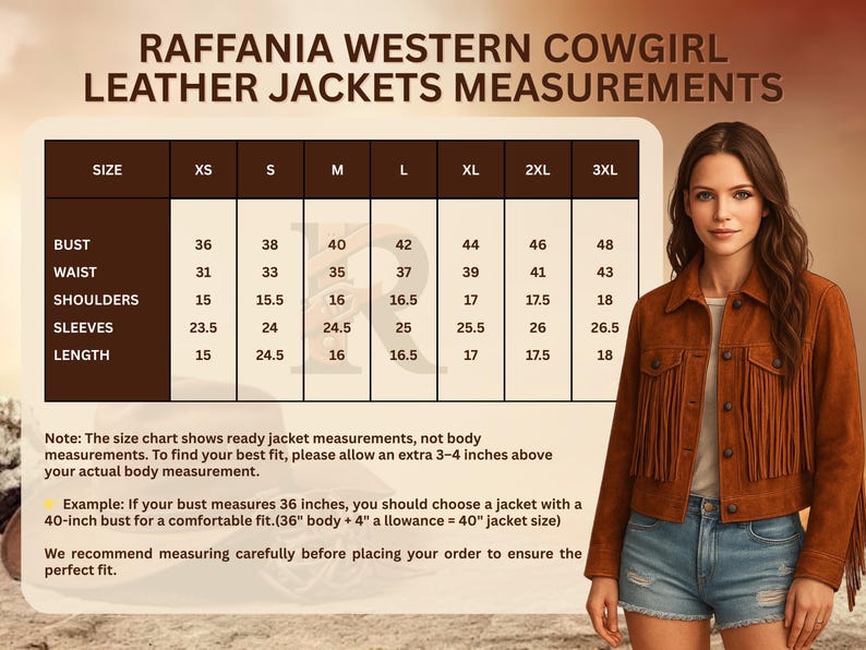 Women’s Western Tan Suede Leather Jacket | Genuine Buckskin Leather ...