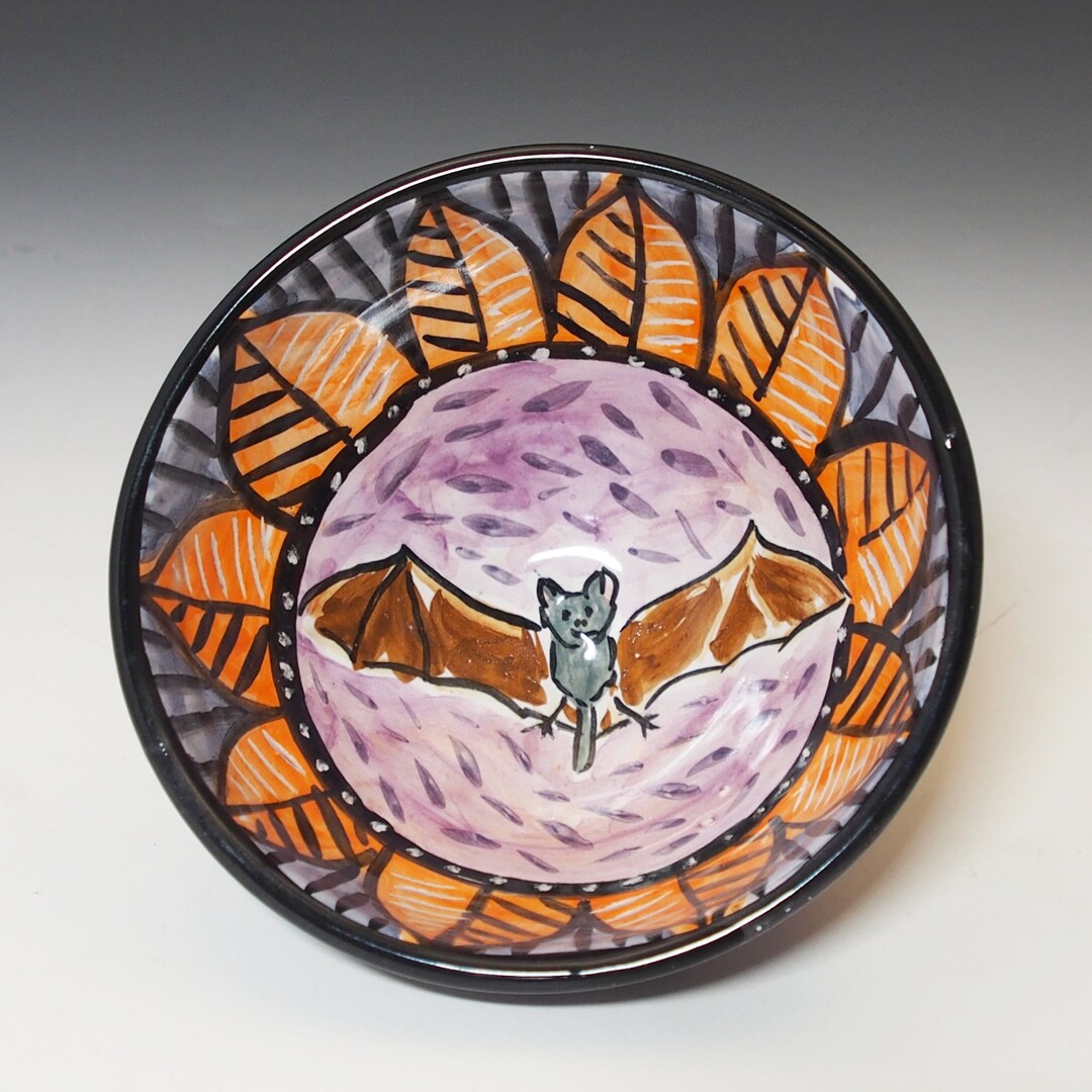 Little Brown Bat Pottery Small Serving Bowl for Cereal Snacks - Etsy