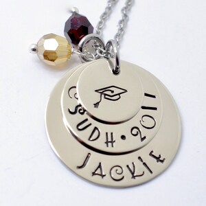 Personalized Graduation Necklace, Senior Necklace, Class of 2021, High ...
