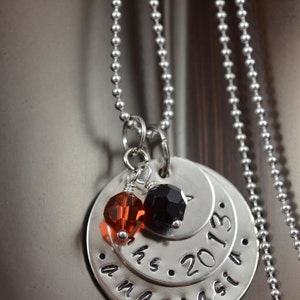 Personalized Graduation Necklace, Senior Necklace, Class of 2021, High ...