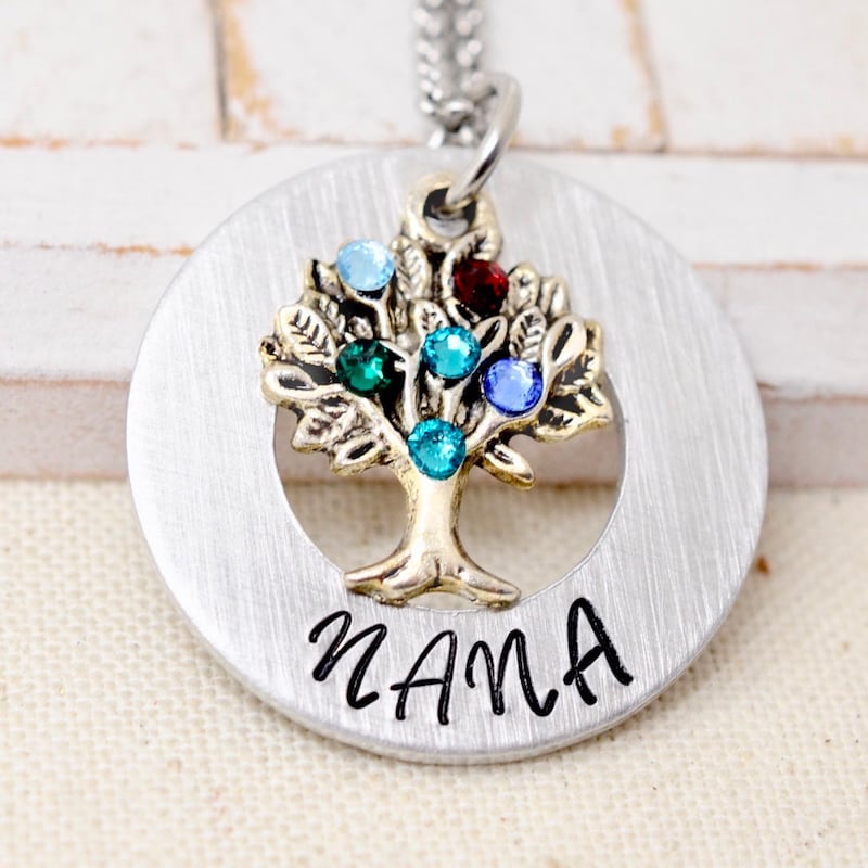 Nana Necklace With Birthstones