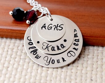 Personalized Graduation Necklace Senior Necklace Class of | Etsy