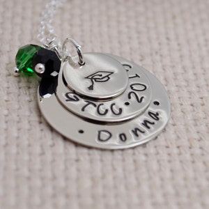 Personalized Necklace for Graduation, Senior Necklace, Class of 2021 ...