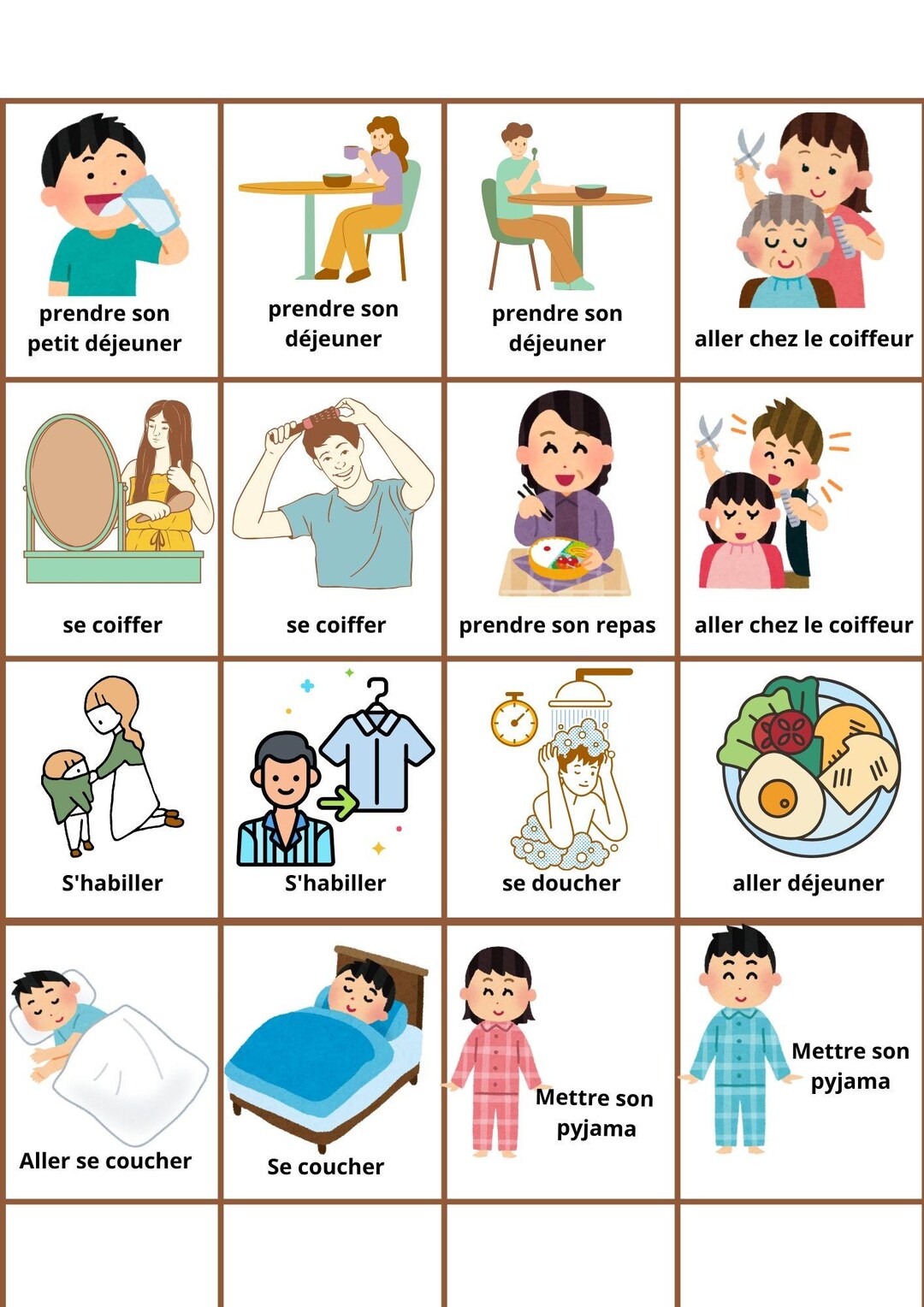 Picto My Daily Routine - Etsy