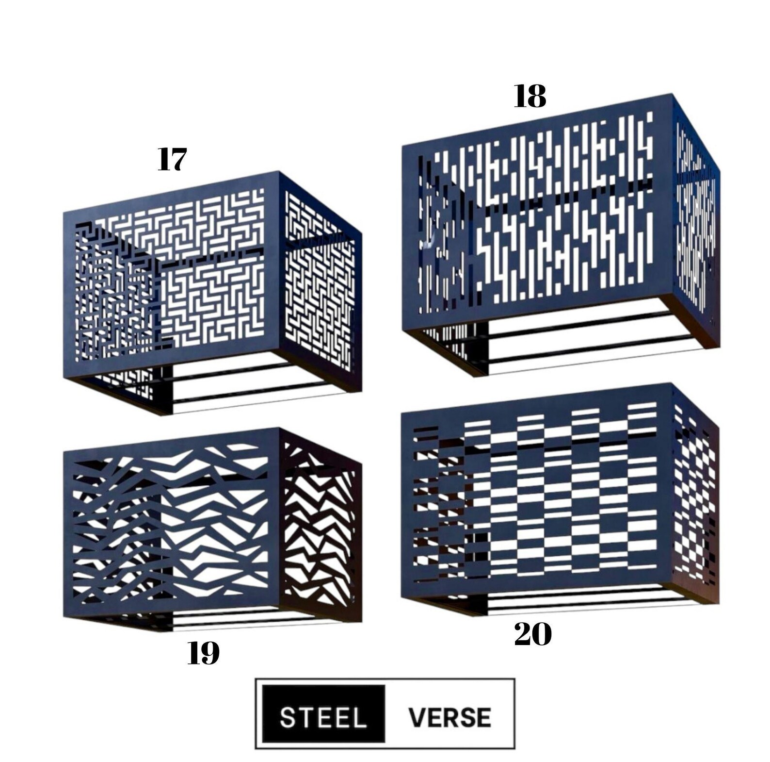 Decorative Metal Air Conditioner Cover - Modern and Stylish Wall ...