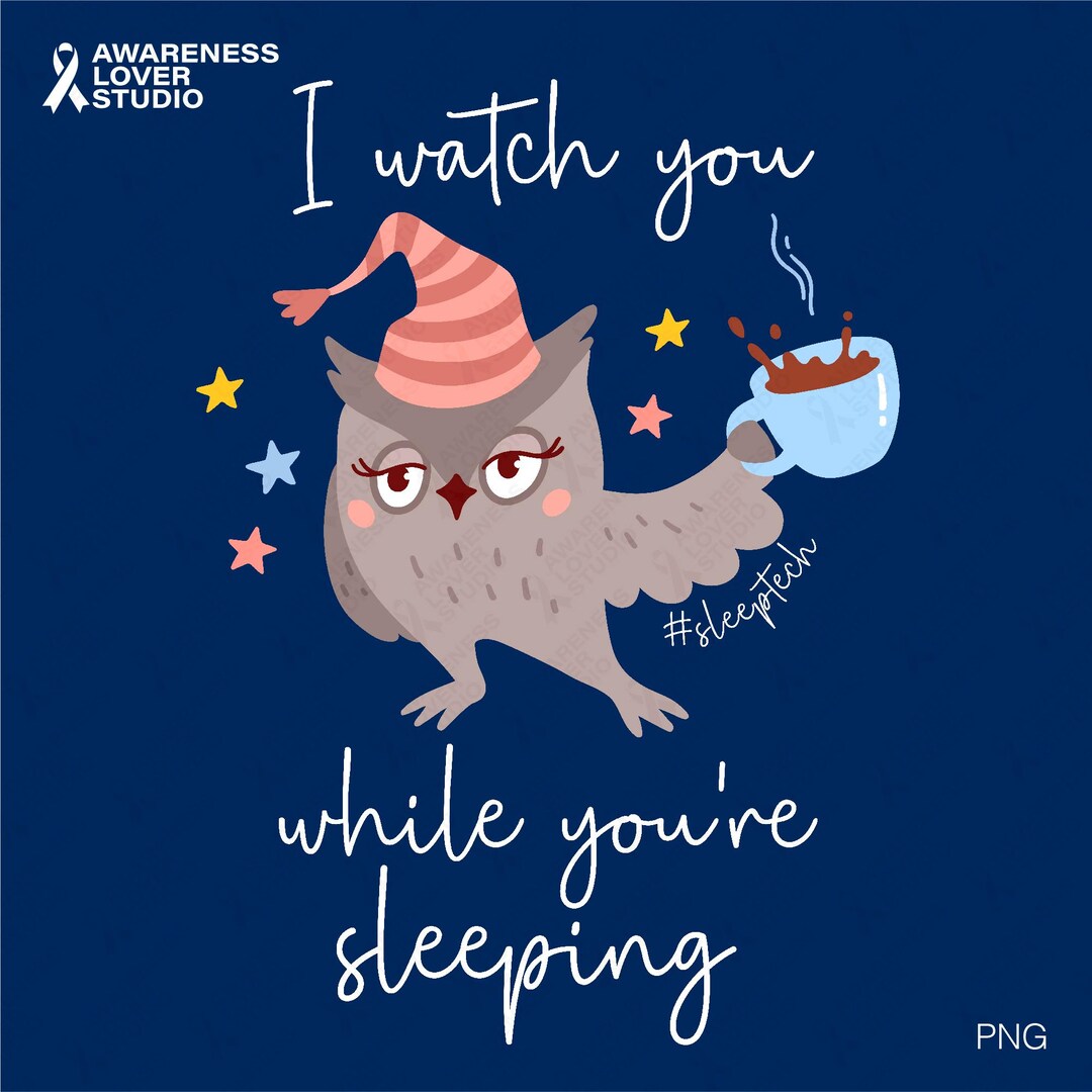 I Watch You Owl PNG: Sleep Awareness, Insomnia, Sleep Health, Night ...