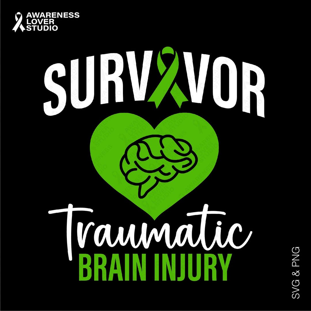 Survivor traumatic Brain Injury awareness Svg Png, TBI Survivor Svg ...