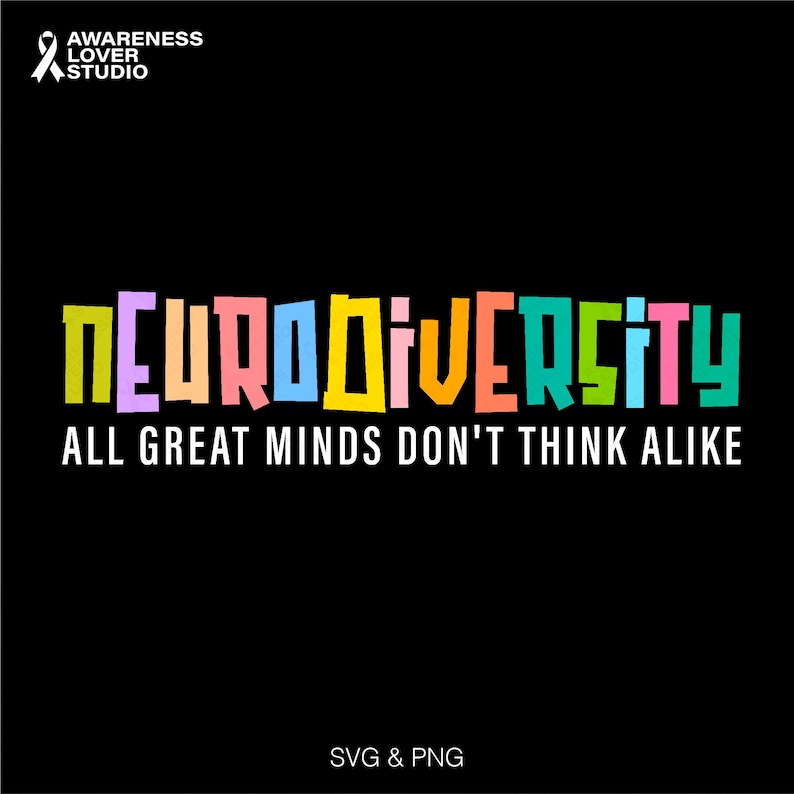 Neurodiversity SVG PNG: Autism Acceptance, ADHD Awareness, Teachers ...