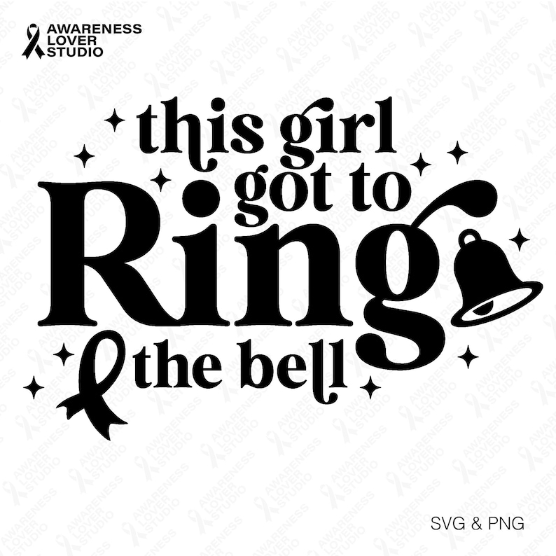 Ring the Bell Breast Cancer Awareness SVG PNG: Pink Ribbon Chemo ...