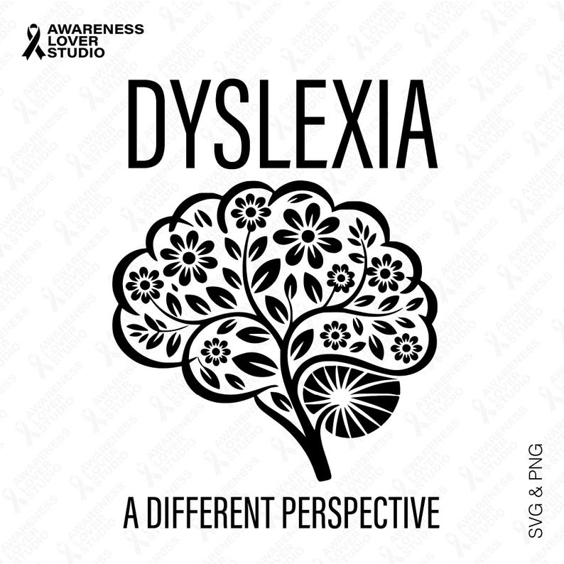 Dyslexia A Different Perspective SVG PNG: Learning Disability Awareness ...